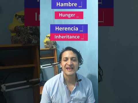 Spanish Pronunciation challenge words with the letter H