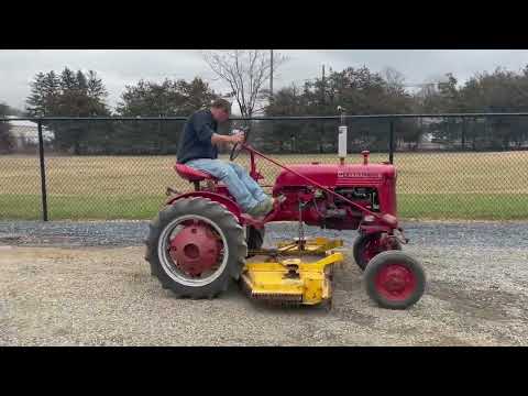 FARMALL CUB TRACTOR W/ MOWER DECK  For Sale