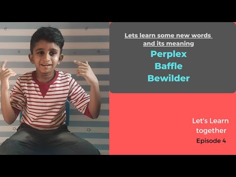 Learn New Words(Perplex-Baffle-Bewilder) | Expand Your Vocabulary | Tamil