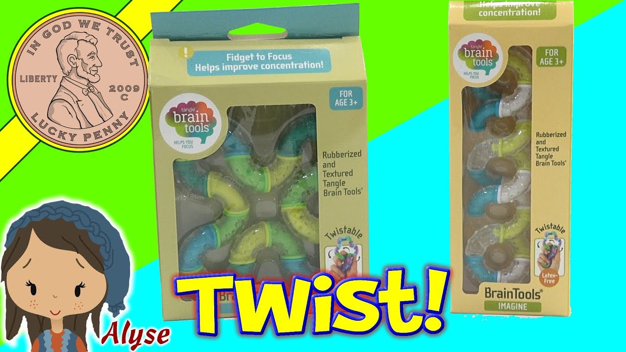 Tangle Twisting Fidget Brain Tool Toys!