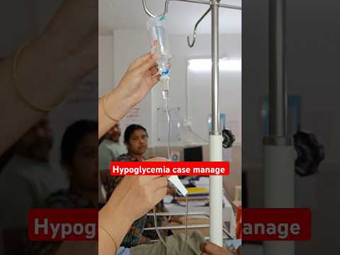 Managing emergency hypoglycemia case#injection #dextrose #ivinjection#nursing #hospital#patient
