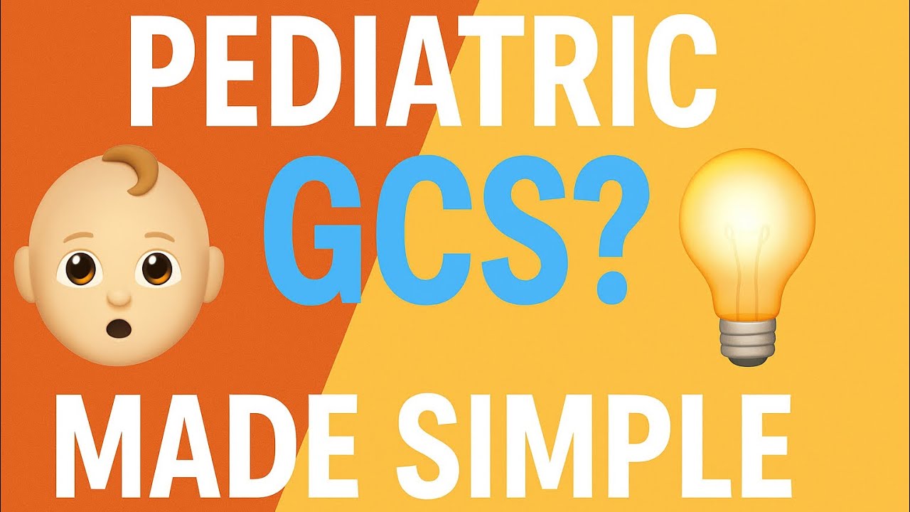  🧠 How to Calculate a Pediatric GCS (Made Simple!)