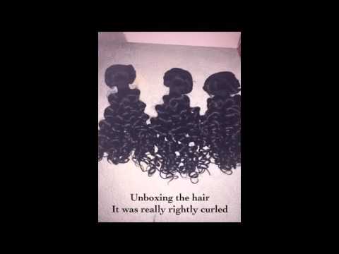 3 Bundles Deal Peruvian Virgin Hair Natural Color Candy Curl Hair ...