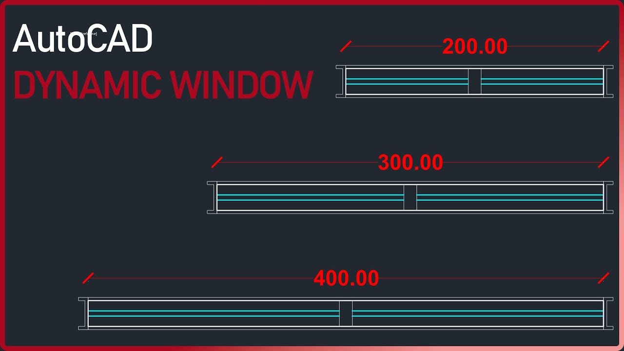 How to Create a Dynamic Window Block in AutoCAD | Step-by-Step Tutorial for Architects & Designers