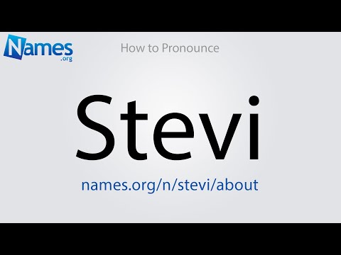 How to Pronounce Stevi