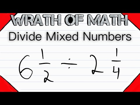 How to Divide Mixed Numbers | Quotient of Mixed Numbers