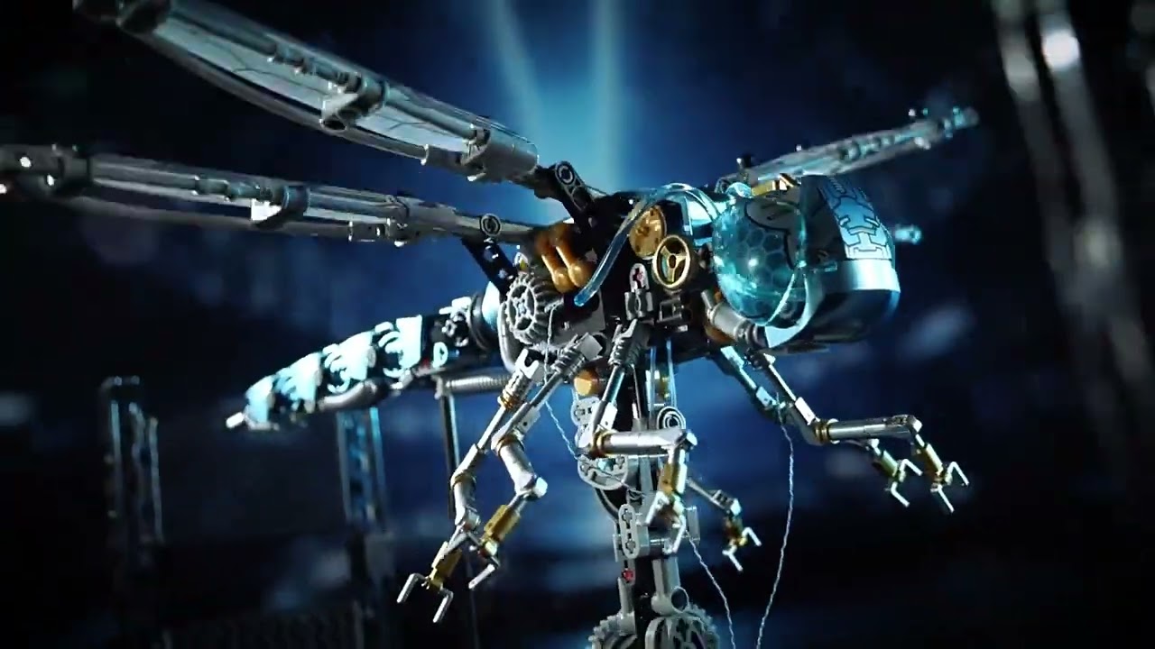 Mechanical Dragonfly – with movable wings