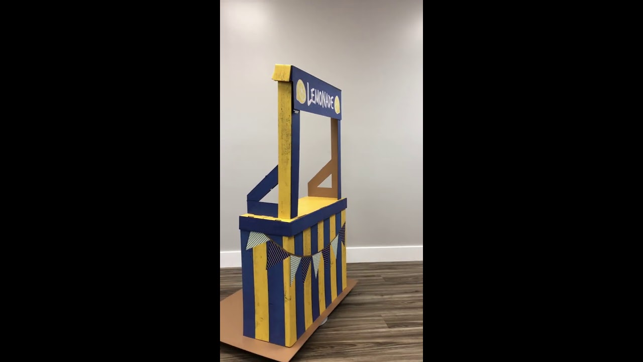 Cardboard Lemonade Stand