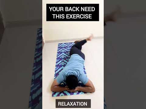 best exercises for back pain | back pain relief stretching #backpain #backpainstretch #ytshorts
