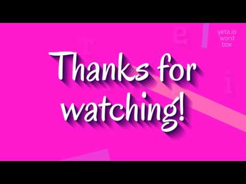 How to say "precipice"! (High Quality Voices)
