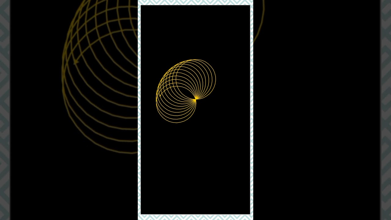 Create a 3D shape using circle in python// #python #3d #graphics #turtle #shorts