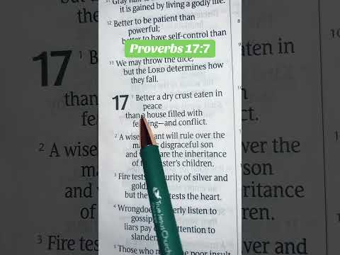 Better this way. Proverbs 17:7