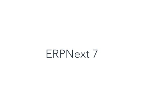 ERPNext Version 7 Release Presentation - Announcements - Frappe Forum