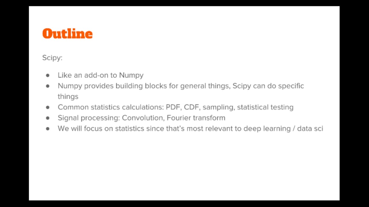 The Numpy Stack in Python - Lecture 1: Introduction