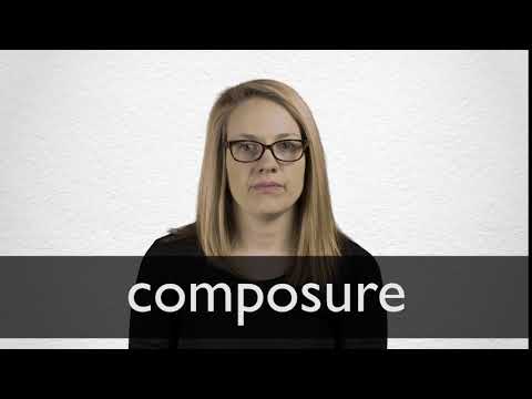 COMPOSURE definition and meaning | Collins English Dictionary