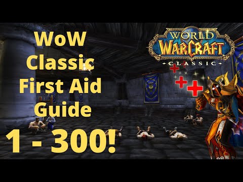 Classic Wow First Aid Guide 1 - 300 | Alliance | Roly The Holy Paladin | First Aid Classic Wow