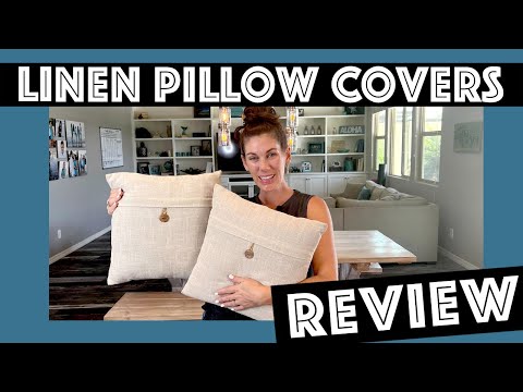 Miulee Faux Linen Pillow Covers Review