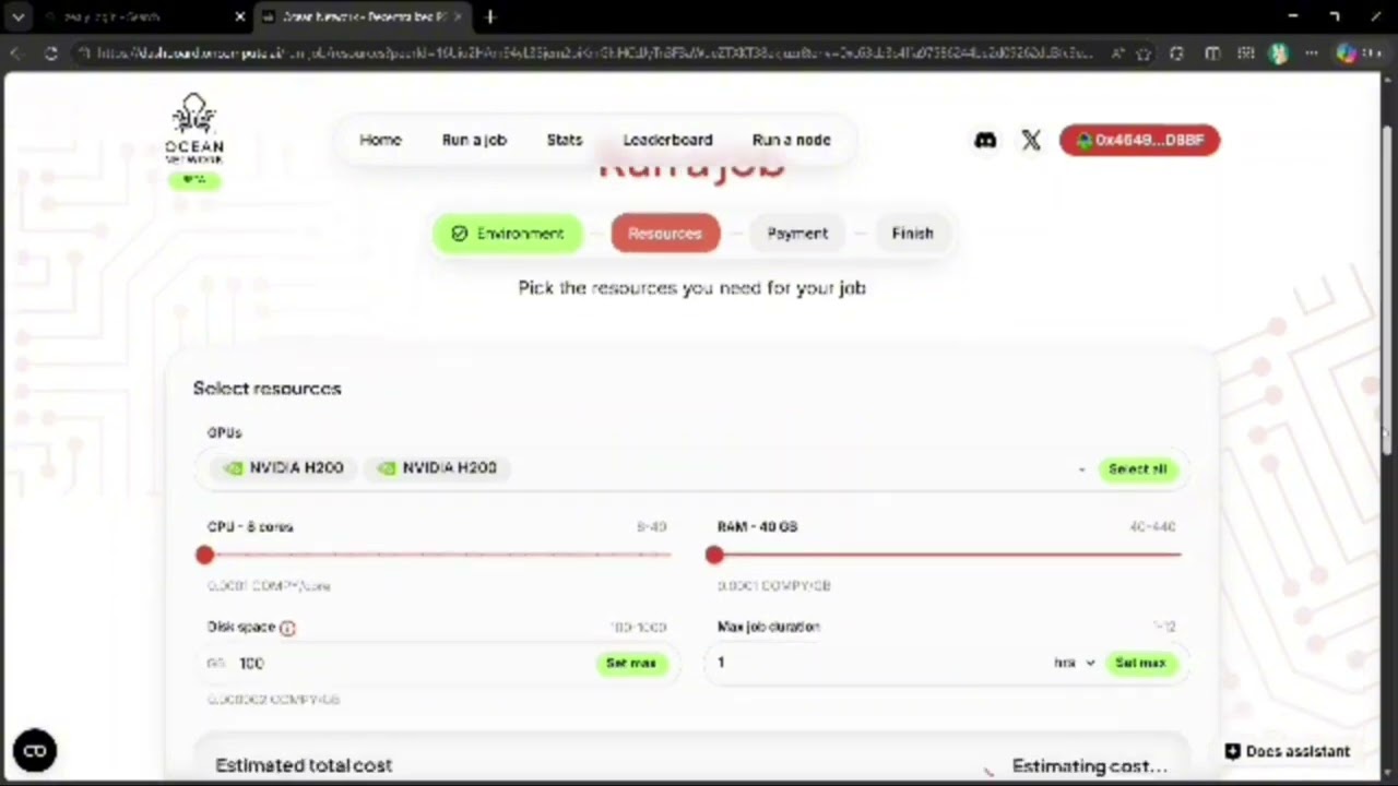 Ocean network dashboard to ocean orchestrator, how to launch your first compute job so easily
