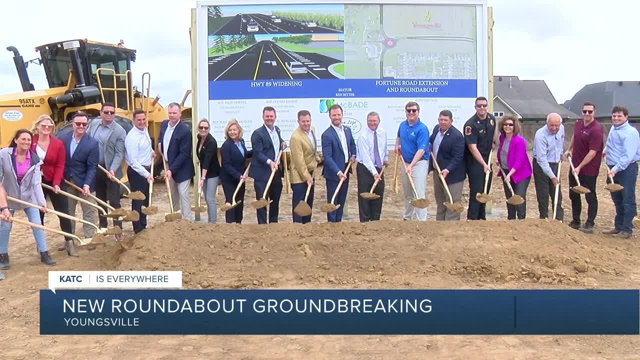Groundbreaking held in Youngsville for new roundabout