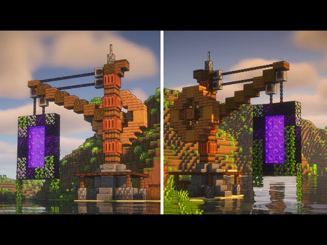 Hanging Nether Portal (Crane) Minecraft Map