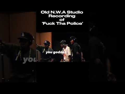 Old Studio Recording of N.W.A's F*ck Tha Police #hiphop #rap #drdre #icecube #nwa