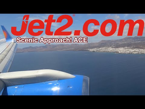 JET2 B757-200 SCENIC APPROACH & LANDING INTO LANZAROTE ARRECIFE AIRPORT! - APRIL 2022 🇪🇸✈️