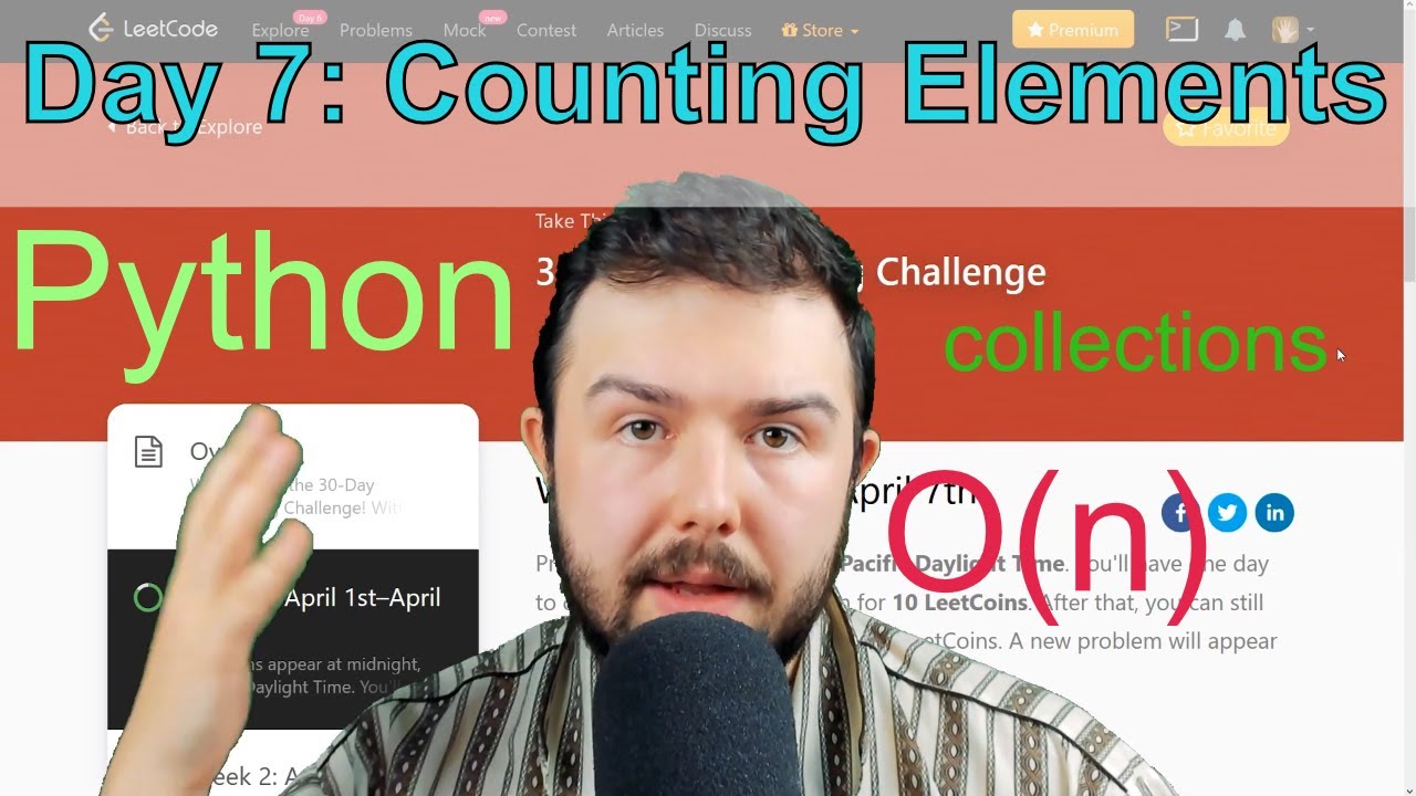 LeetCode Challenge Day 7 – Counting Elements on Python.