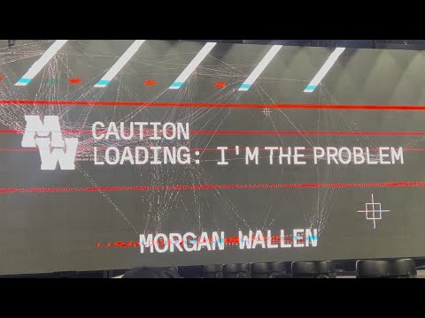 Morgan Wallen walkout & Ain’t that some - Houston Tx - 6/20/25 I’m the problem tour - first night