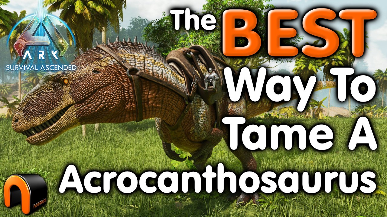 Ark Acrocanthosaurus Taming & Abilities! All The BEST Ways!