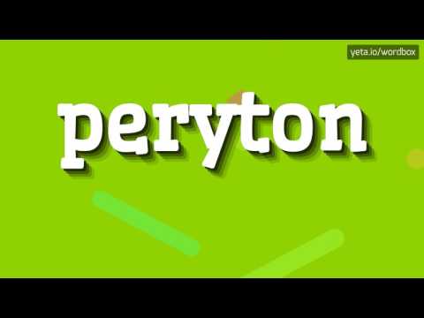 PERYTON - HOW TO PRONOUNCE IT!?