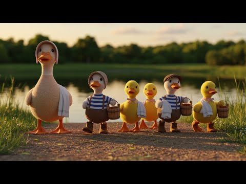 Five Little Ducks Went Swimming One Day Counting Song for Babies & Toddlers Fun Children's Music