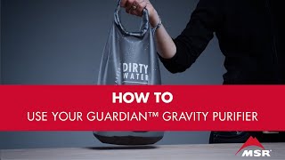 Guardian Gravity Water Purifier | MSR – Cascade Designs
