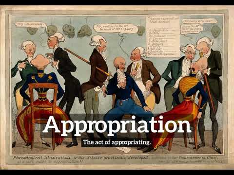 How to Say Appropriation in English? | How Does Appropriation Look? | What is Appropriation?