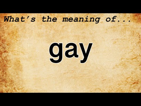 Gay Meaning | Definition of Gay