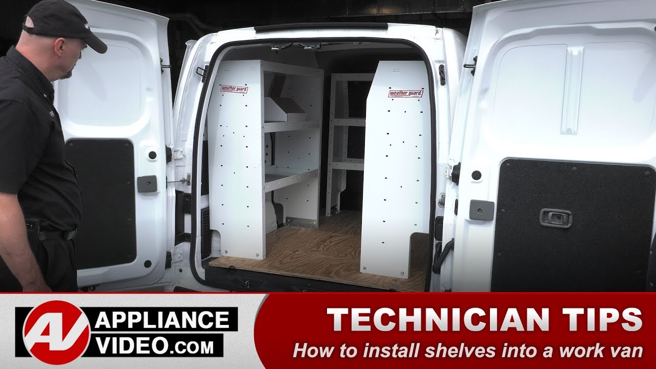 Tips on Installing Shelves in a Work Van