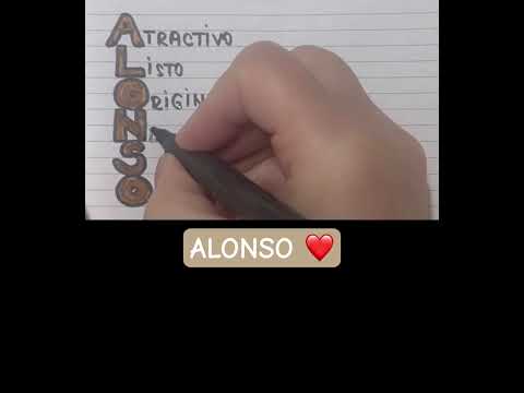 Significado del nombre ALONSO #nombre #significado #alonso