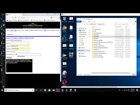 PSexec remote software installation on Windows 10 using a Doge Server
