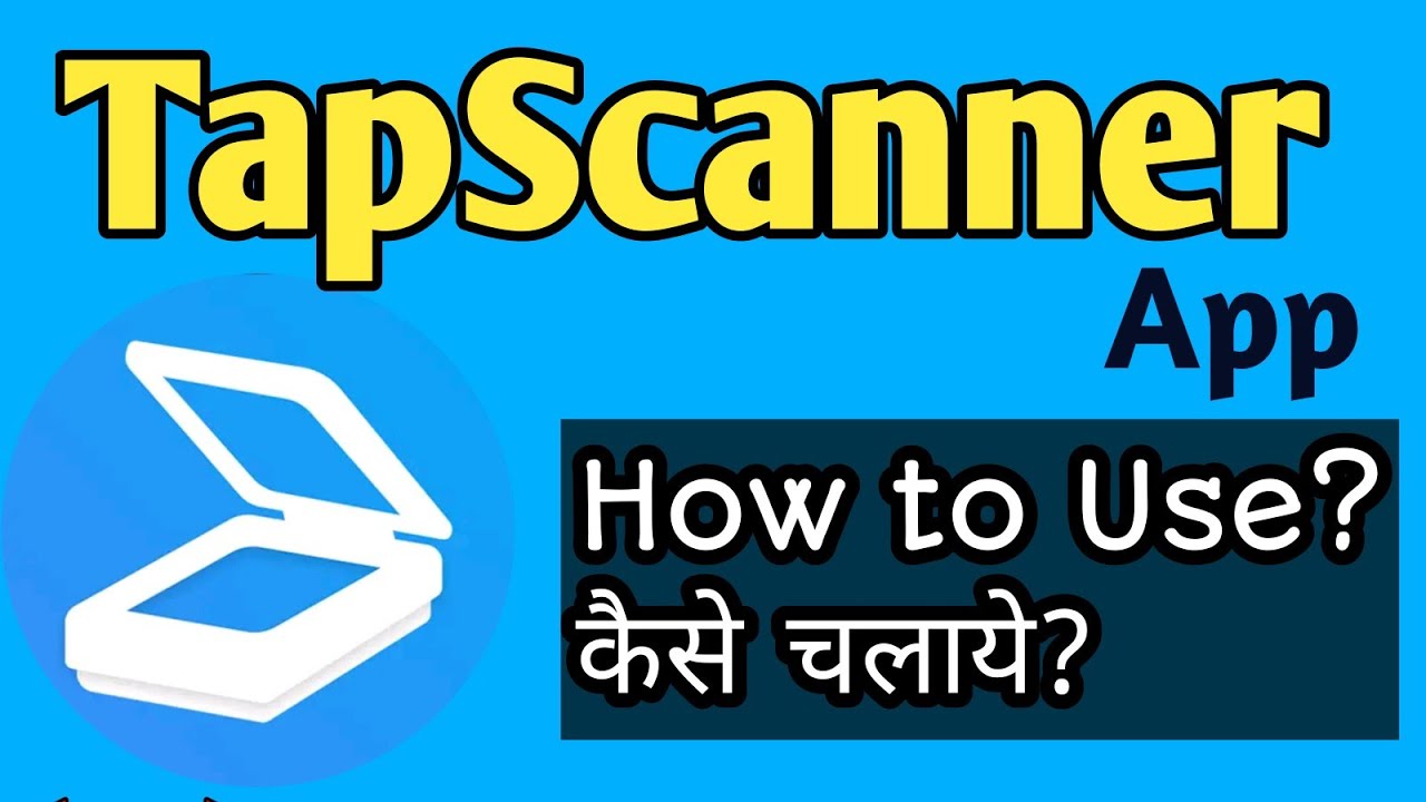 TAP SCANNER PDF | Tapscanner How to use