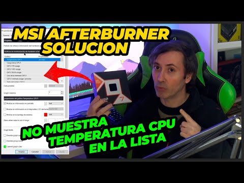 SOLUTION MSI AFTERBURNER DOES NOT SHOW CPU TEMPERATURE BY DEFAULT, ADD OTHER SENSORS WITH HWINFO64