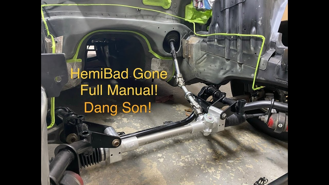 Manual Steering Rack Conversion Dodge Challenger Charger 300 Magnum