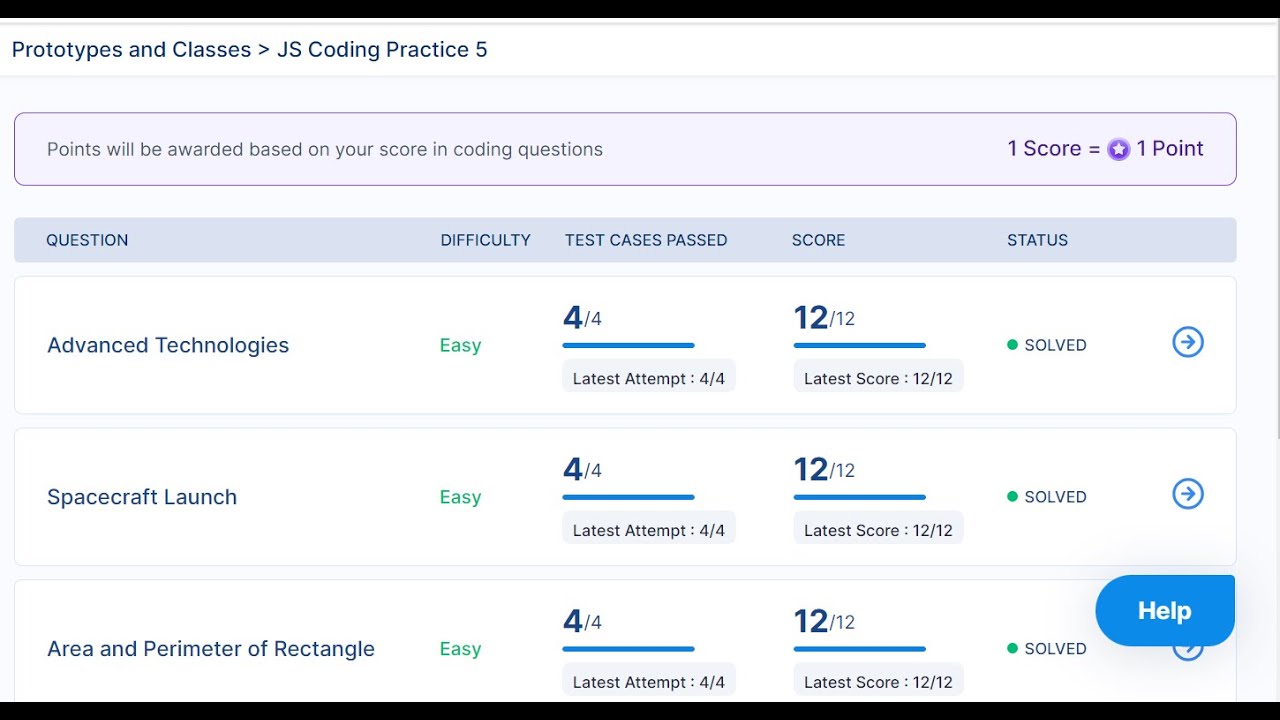 Prototypes and Classes in JavaScript essentials Js Coding Practice 5 answers| Nxtwave intensive 2.0