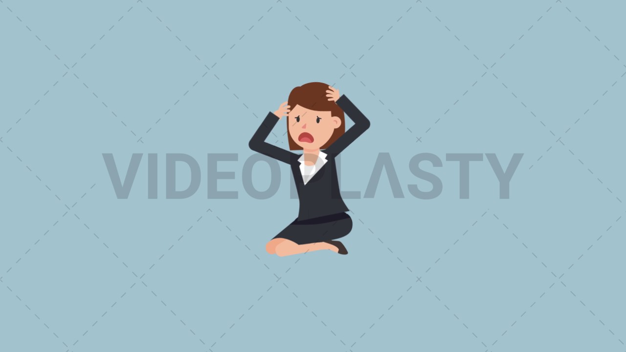Woman Crying Animation [MOV & GIF]
