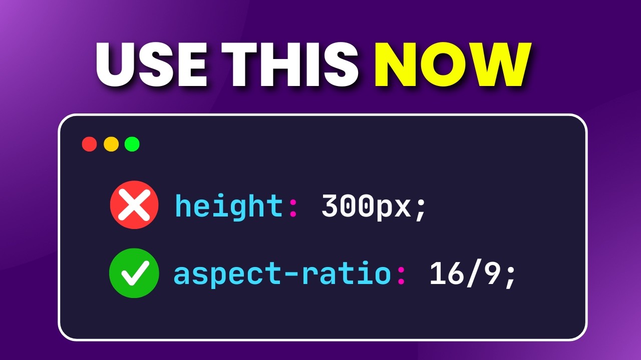 How Aspect-Ratio Fixes Broken Layouts in CSS