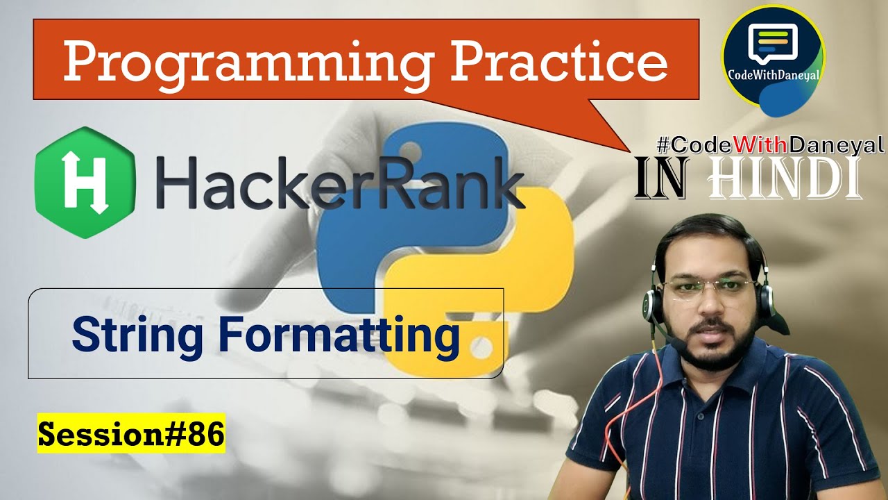 Python Programming Practice with HackerRank | Python in Hindi | #86 #codewithdaneyal