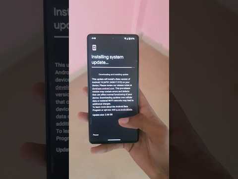 Google Pixel 7 Pro Android 15 Beta4 is Here#pixel#android15 #android#google#shorts#viralvideo#phone