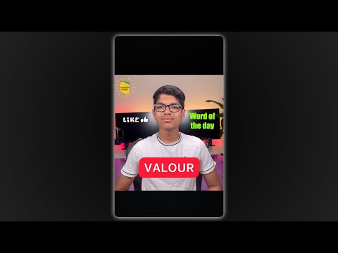 Valour Meaning | Synonym | Antonym | Examples | Word of the Day English | #shorts #Lessonade_English