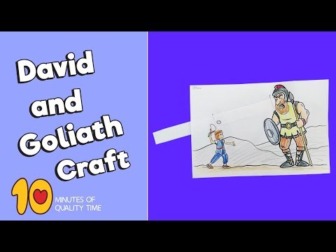 David and Goliath Craft   Bible Activities for Kids