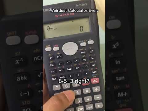 Weirdest Calculator Ever… #shorts #fyp #foryou #tiktok #calculator #meme #funny #school #joke