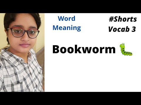 Bookworm meaning | vocab 3 #shorts | one who loves reading books