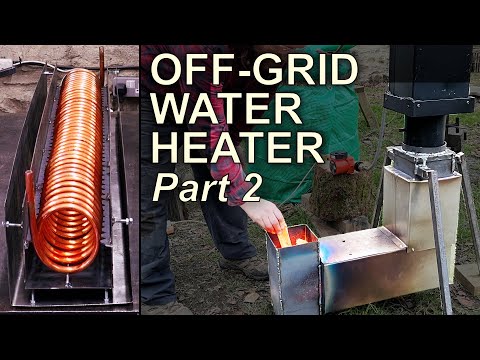 Rocket Stove Water Heater Experiment Pt2 -TOO Powerful?
